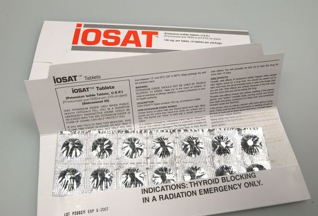 Iosat Tablets Known Nuke Pills Being Editorial Stock Photo - Stock ...