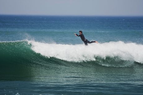 Surfer Falling Off His Board On Editorial Stock Photo - Stock Image ...