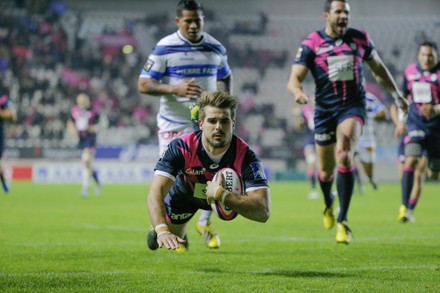 Hugo Bonneval Stade Francais Scored During Editorial Stock Photo ...