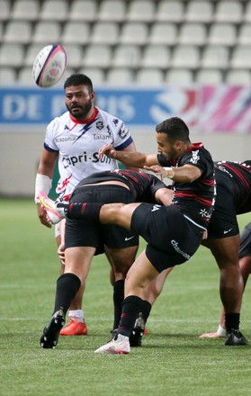 Arthur Coville Stade Francais Scores Try Editorial Stock Photo - Stock ...