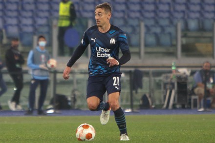 Valentin Rongier Olympique De Marseille During Editorial Stock Photo ...