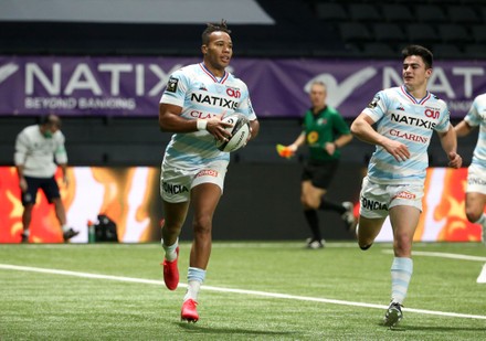 Teddy Thomas Racing 92 Scores Try Editorial Stock Photo - Stock Image ...