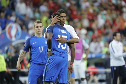 Paul Pogba Fra Varane Lucas Digne Editorial Stock Photo - Stock Image ...