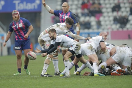 Hugo Bonneval Stade Francais During French Editorial Stock Photo ...