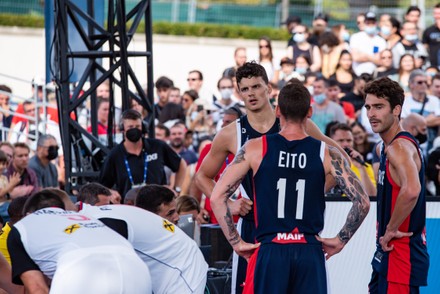 Jules Rambaut France Teammates During Fiba Editorial Stock Photo ...