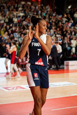 Sandrine Gruda France Celebrates Victory After Editorial Stock Photo ...
