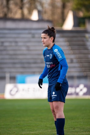 Mathilde Bourdieu Paris Fc Reacts During Editorial Stock Photo - Stock ...