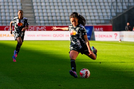 Selma Bacha Olympique Lyonnais Controls Ball Editorial Stock Photo ...
