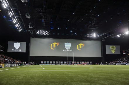 Stadium Illustration Giant Screen During French Editorial Stock Photo ...