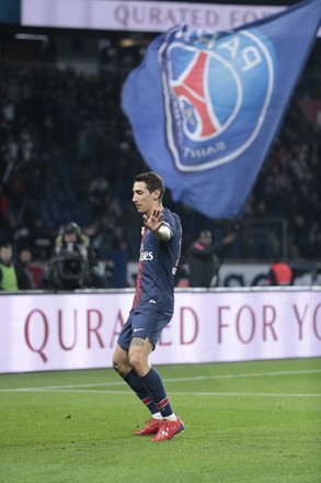 Angel Di Maria Psg Celebrated Goal Editorial Stock Photo - Stock Image ...