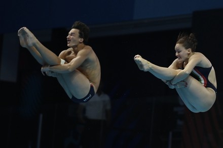 Chiara Pellacani Matteo Santoro Italy Compete Editorial Stock Photo ...