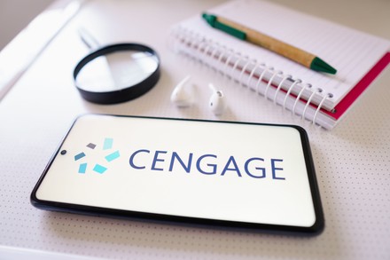 This Photo Illustration Cengage Learning Logo Editorial Stock Photo ...