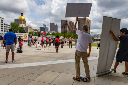 Supporters Stand Infront Supreme Court Activist Editorial Stock Photo ...