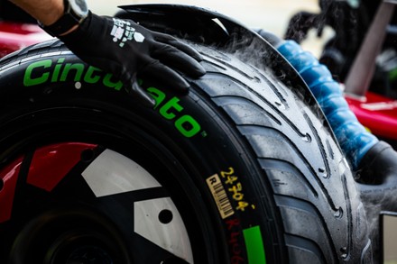 Pirelli Rain Tyre Atmosphere During Formula Editorial Stock Photo ...