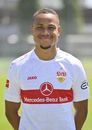Nikolas Nartey Vfb Stuttgart Portraittermin Vfb Editorial Stock Photo ...