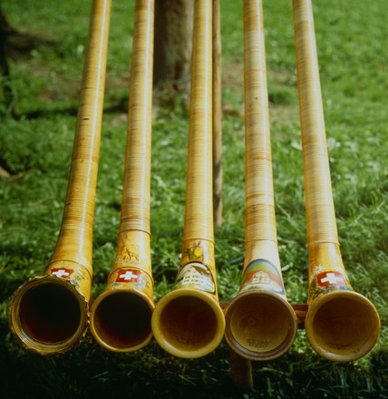 Alphorn Players Alphorns Editorial Stock Photo - Stock Image | Shutterstock