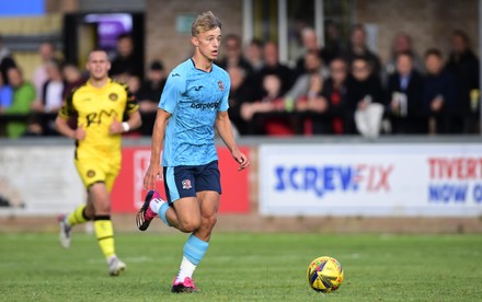 Joe Wragg Exeter City Shoots During Editorial Stock Photo - Stock Image ...