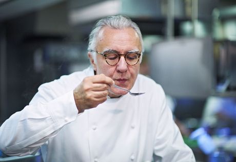 Alain Ducasse Michelin Awarded Chef Kitchen Editorial Stock Photo ...