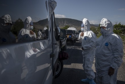 Forensic Experts Work On Exhumation Body Editorial Stock Photo - Stock ...