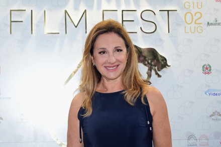 Carla Signoris Poses Red Carpet Film Editorial Stock Photo - Stock ...