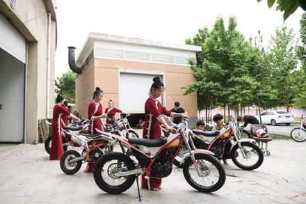 Members Acrobatic Motorcycle Team Check Their Editorial Stock Photo ...
