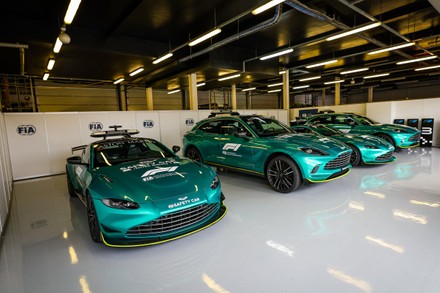 Aston Martin Fia Safety Car During Editorial Stock Photo - Stock Image ...