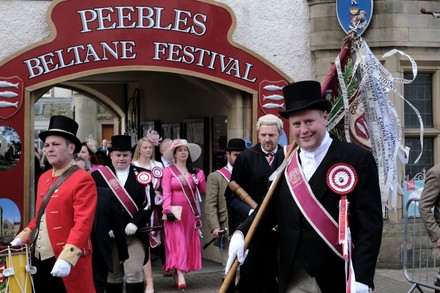 Peebles Uk June 25 Peebles Beltane Editorial Stock Photo - Stock Image ...