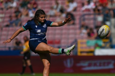 Lisa Thomson Scotland Kicks Penalty During Editorial Stock Photo ...