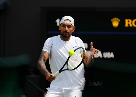 Nick Kyrgios Aus Plays Forehand Brandon Editorial Stock Photo - Stock ...