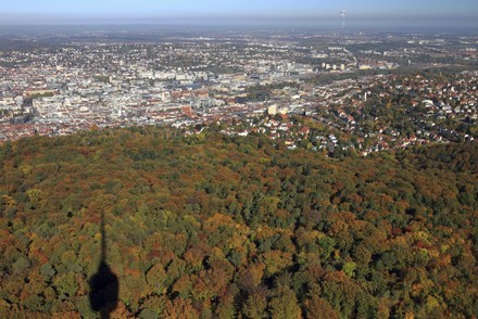 View Autumn Stuttgart Tv Tower City Editorial Stock Photo - Stock Image ...