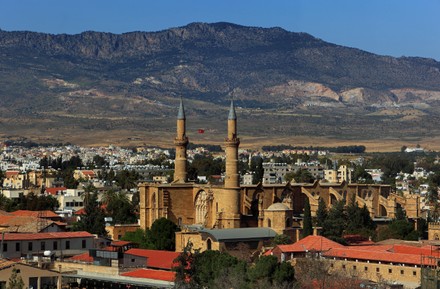 Lefkosa Lefkosia Divided Capital North Cyprus Editorial Stock Photo ...