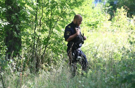 Police Hunt Runaway Prisoner Continued Full Editorial Stock Photo ...