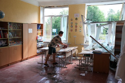 Smashed Window Pictured Classroom Boarding School Editorial Stock Photo ...