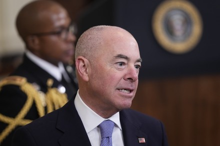 United States Secretary Homeland Security Alejandro Editorial Stock ...