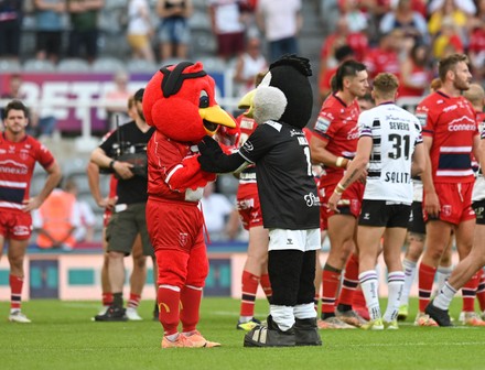 Hull Kr Mascot Rufus Shakes Hands Editorial Stock Photo - Stock Image ...