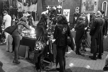 Visitors Buyers Retailers Dark Market Gothic Editorial Stock Photo ...