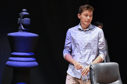 Russias Chess Master Andrey Esipenko During Editorial Stock Photo ...