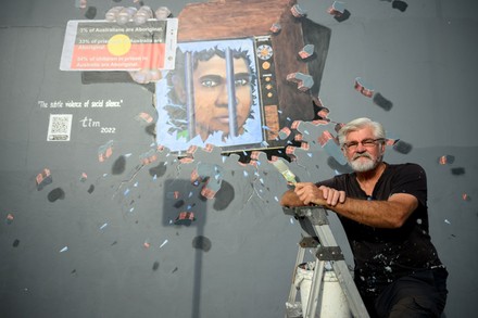 Artist Tim Guider Poses Photograph Front Editorial Stock Photo - Stock ...