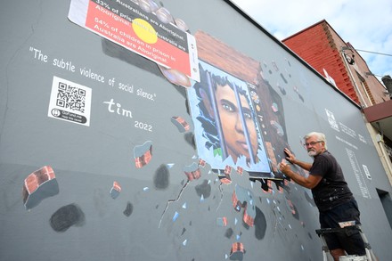 Artist Tim Guider Poses Photograph Front Editorial Stock Photo - Stock ...