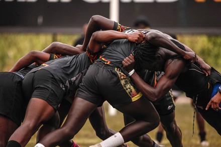 Ugandas National Rugby Sevens Team Players Editorial Stock Photo ...