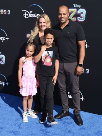 Donald Faison Wife Cacee Cobb Kids Editorial Stock Photo - Stock Image ...
