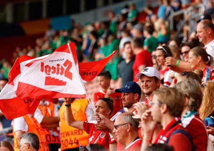 Austrian Fans Celebrate Post Match Their Editorial Stock Photo - Stock ...