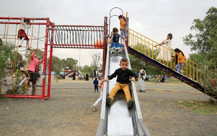 Yemeni Children Play Amusement Park During Editorial Stock Photo ...