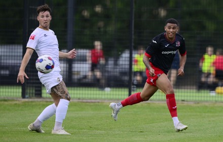 Josh Coley Exeter City Crosses During Editorial Stock Photo - Stock ...