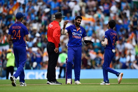Wicket Jasprit Bumrah India Celebrates Taking Editorial Stock Photo ...
