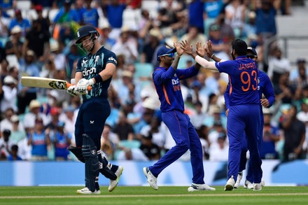Wicket Jasprit Bumrah India Celebrates Taking Editorial Stock Photo ...