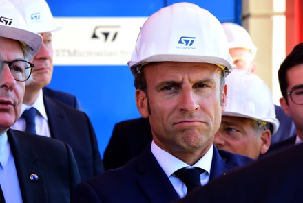__COUNT__ imágenes de Emmanuel Macron visits STMicroelectronics ...