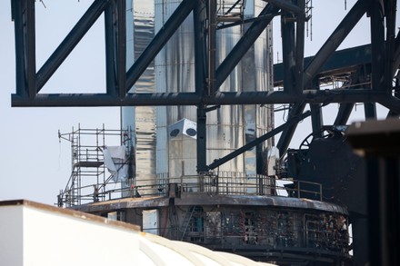 Spacex Workers Can Be Seen Near Editorial Stock Photo - Stock Image ...