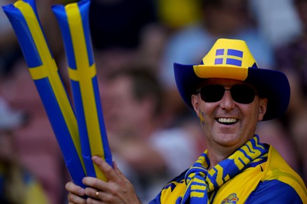 Supporter Sweden Cheers Before Uefa Womens Editorial Stock Photo ...