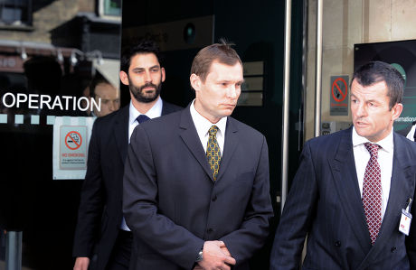 Pc Simon Harwood Leaves Inquest Editorial Stock Photo - Stock Image ...